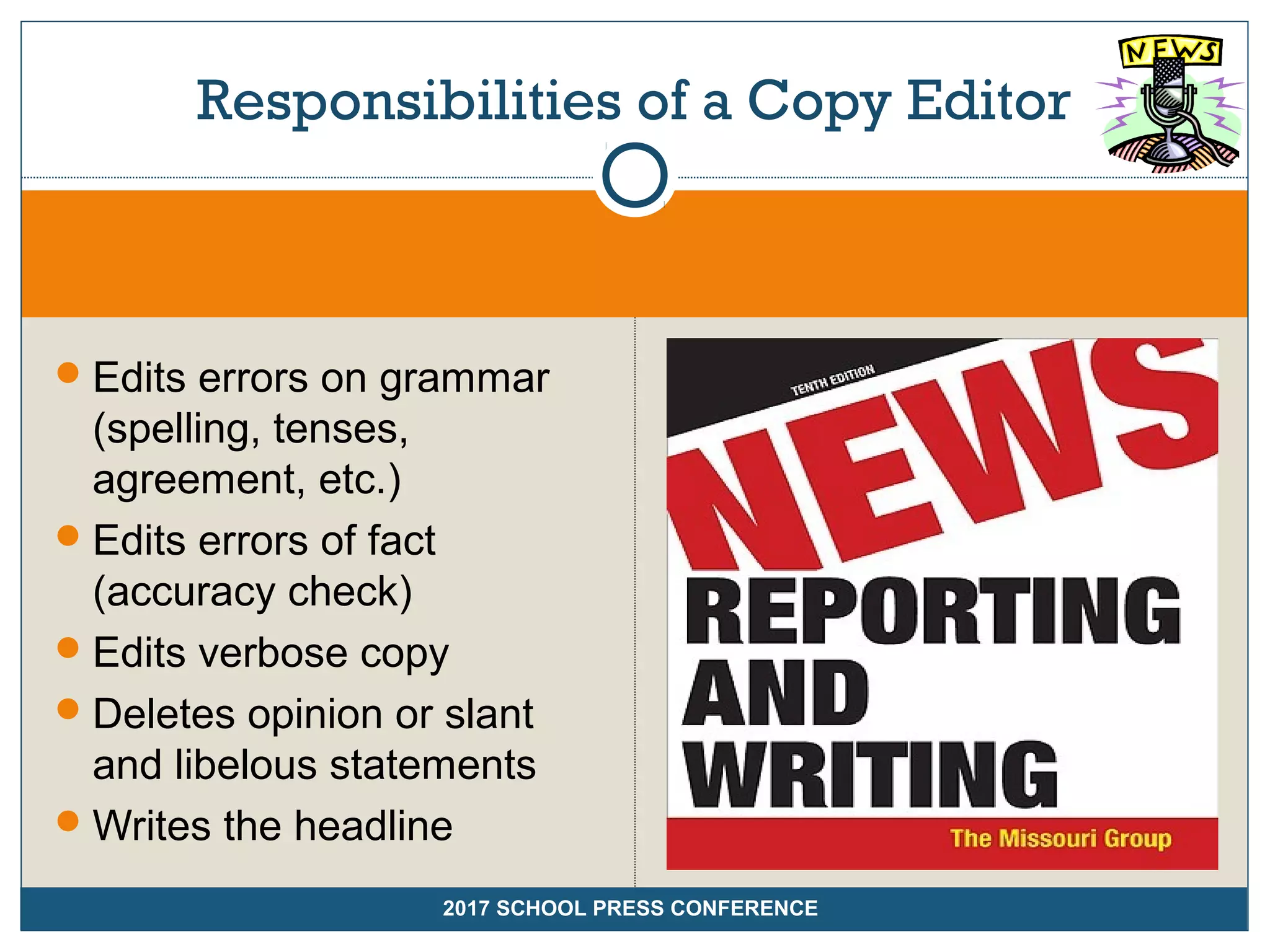 Copyreading and Headline Writing | PPT