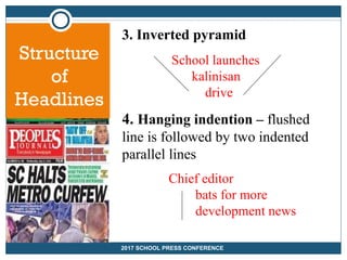 Copyreading and Headline Writing | PPT