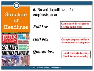 Copyreading and Headline Writing | PPT