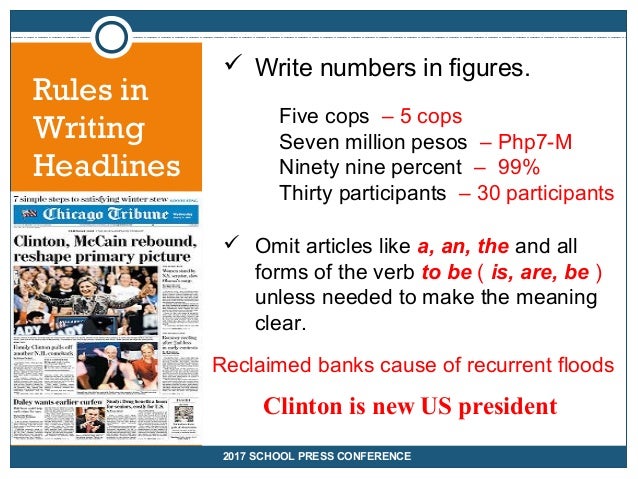 Copyreading and Headline Writing