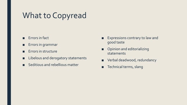 Copyreading.pptx | Free Download