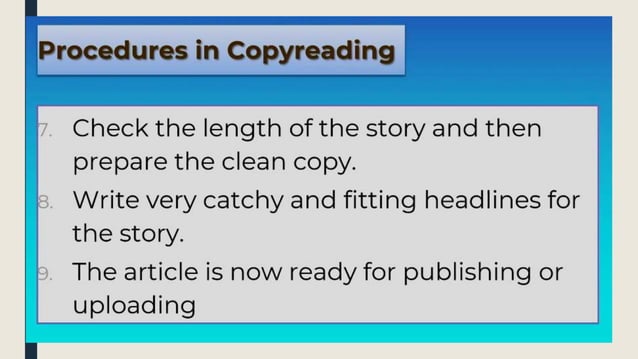 Copyreading.pptx | Free Download