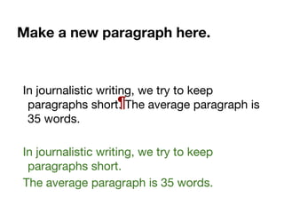 copyreading and editing symbols for dummies like you. | PPT