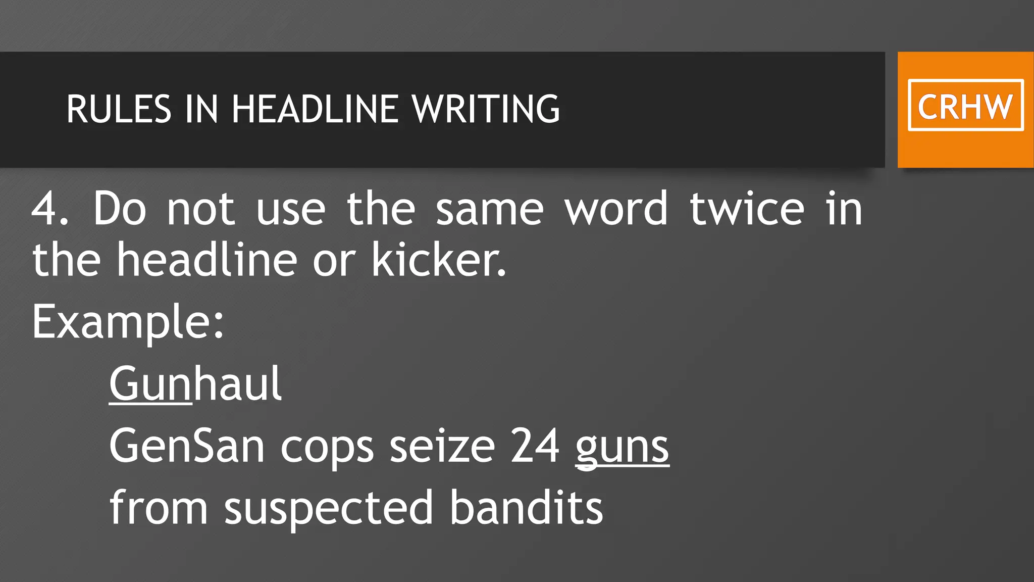 Copyreading and Headline Writing Lesson for Campus Journalism | PPTX