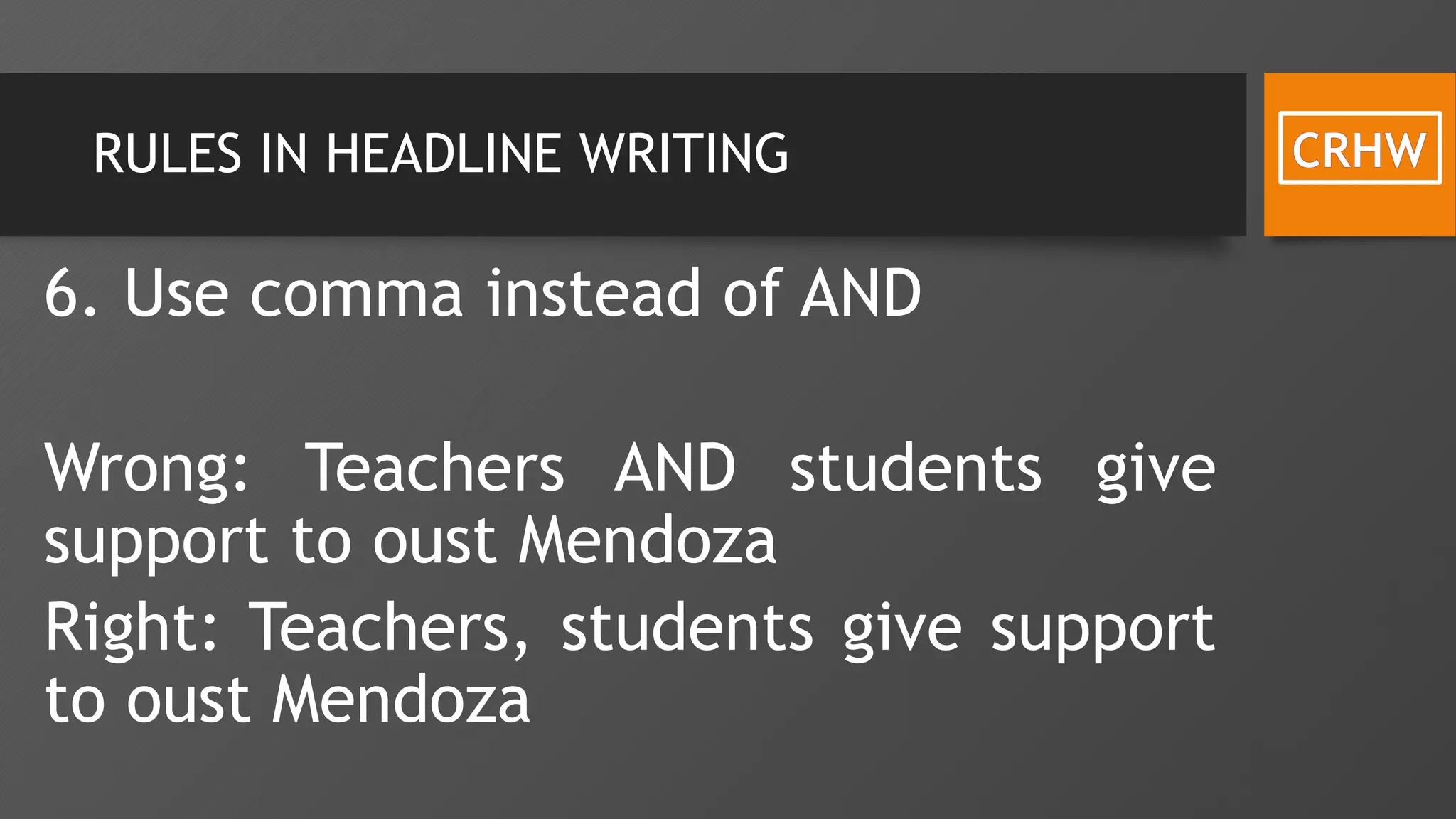 Copyreading and Headline Writing Lesson for Campus Journalism | PPTX