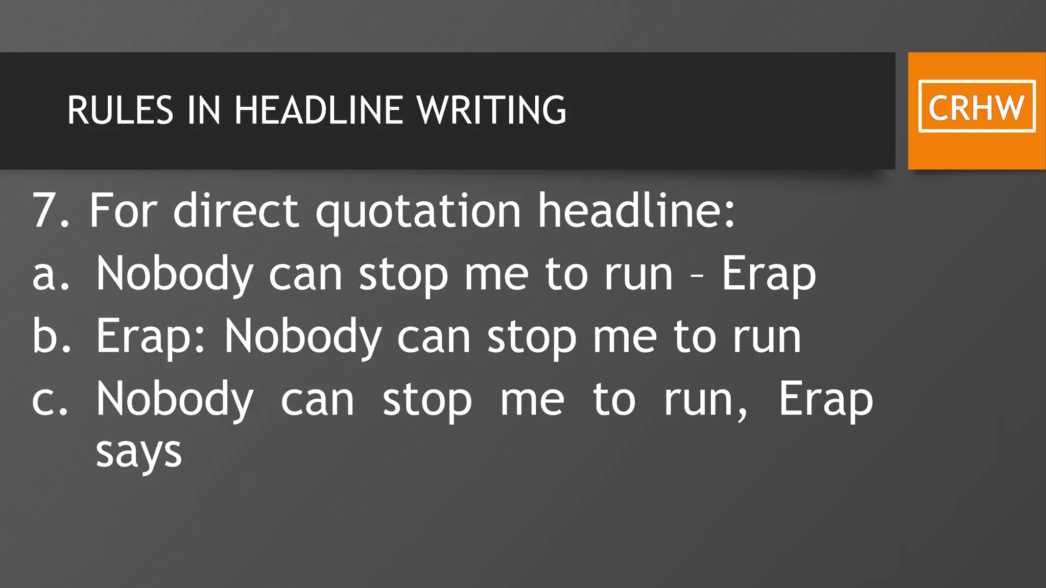 Copyreading and Headline Writing Lesson for Campus Journalism | PPTX