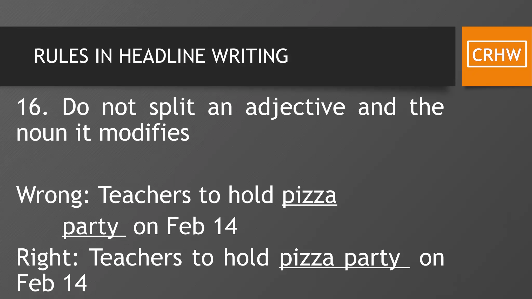 Copyreading and Headline Writing Lesson for Campus Journalism | PPTX