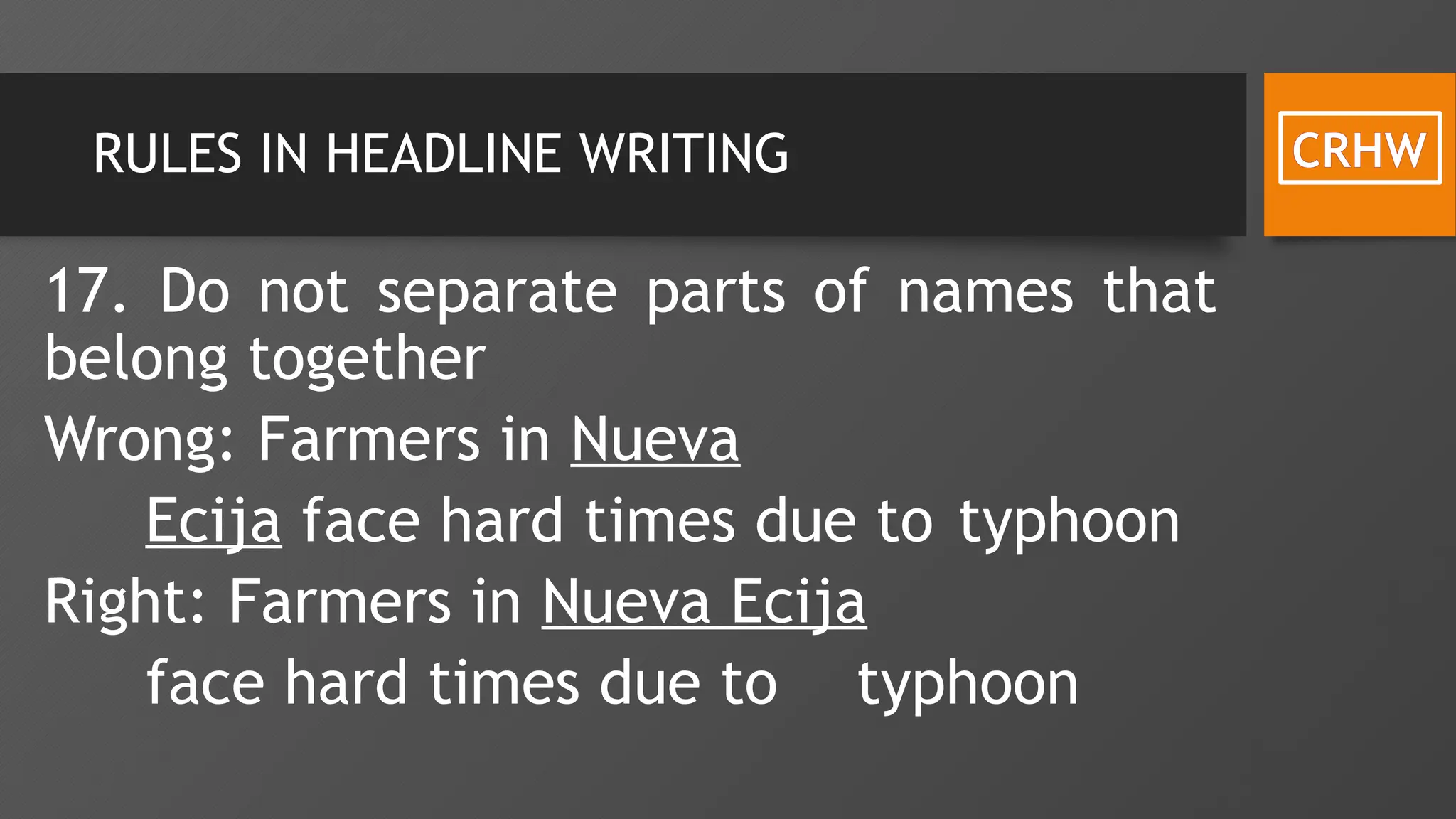 Copyreading and Headline Writing Lesson for Campus Journalism | PPTX
