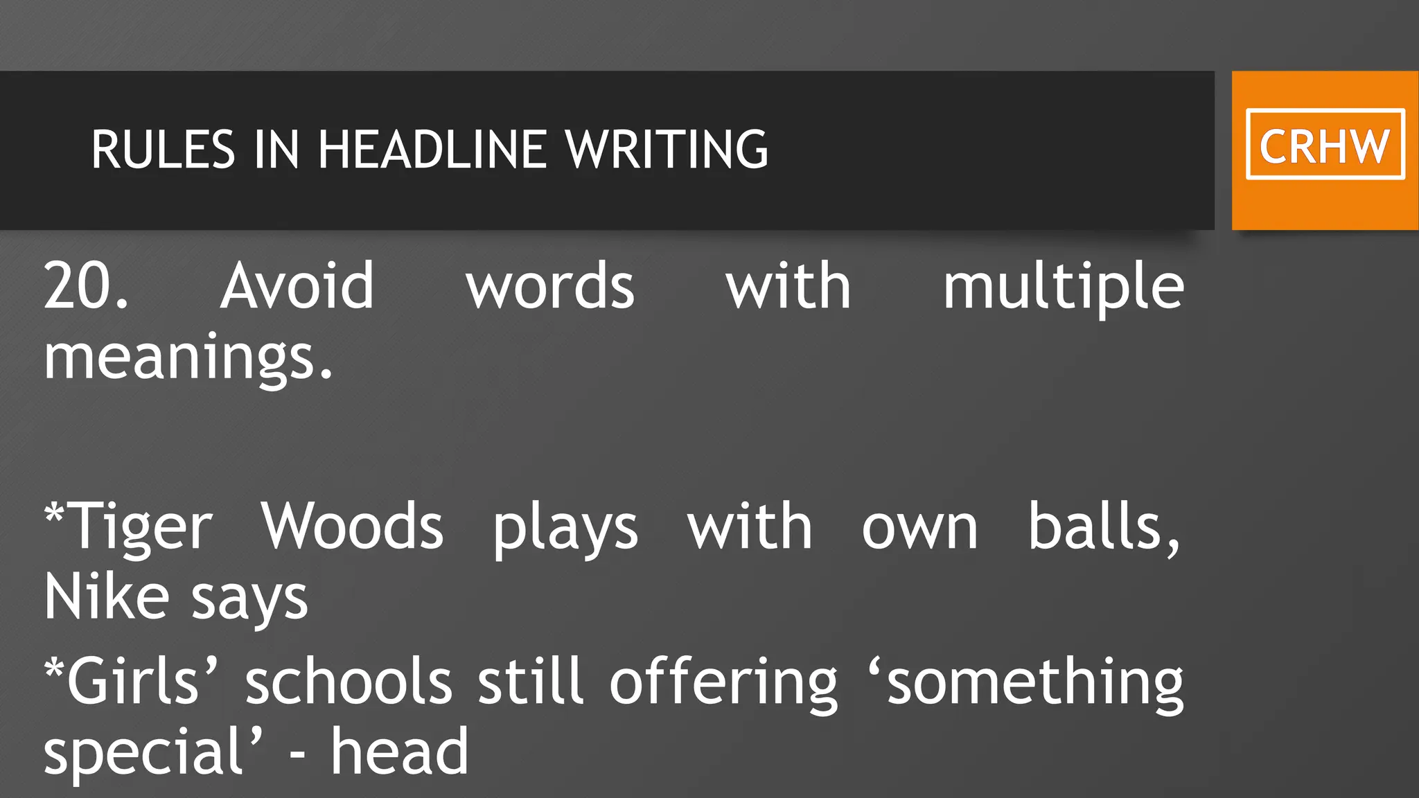 Copyreading and Headline Writing Lesson for Campus Journalism | PPTX