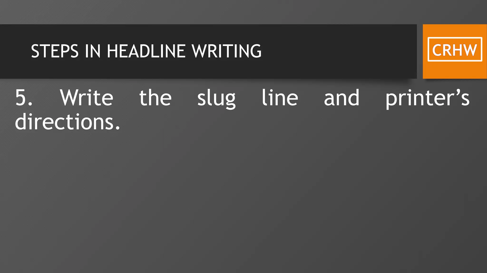 Copyreading and Headline Writing Lesson for Campus Journalism | PPTX