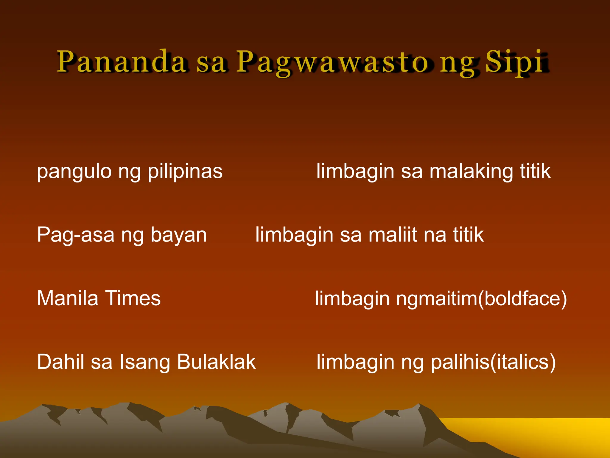 copyreading - symbols - filipino.pptx