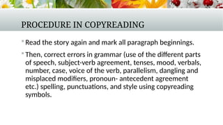 Copyreading and HW_2023.pptx............. | PPT