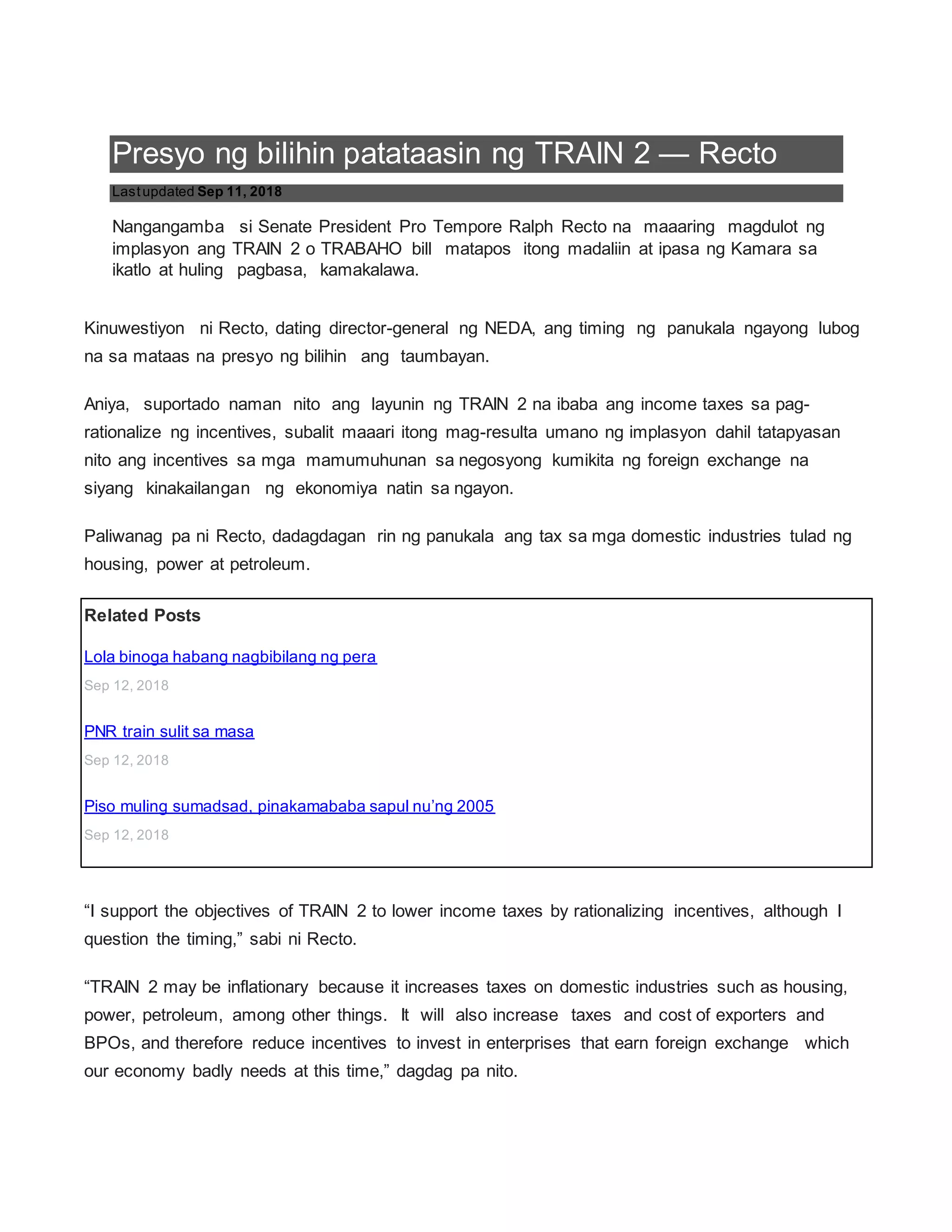 Copyreading drills | DOCX