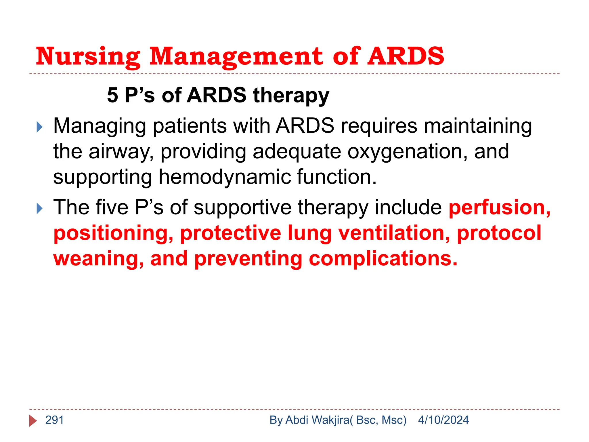 Nursing management of patient with Respiratory DO.pptx