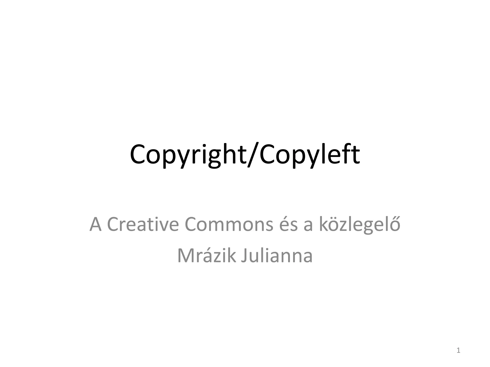 Copyright_Copyleft | PPT