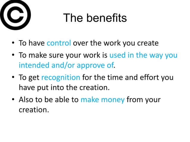 Copyright Presention | PPT