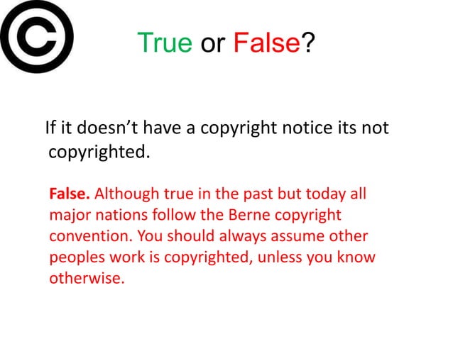 Copyright Presention | PPT
