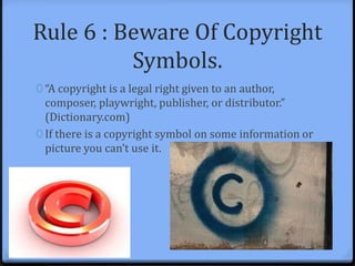 Plagiarism & Copyright | PPTX | Internet Safety | Parenting