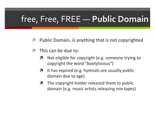 Copyright Presentation | PPT