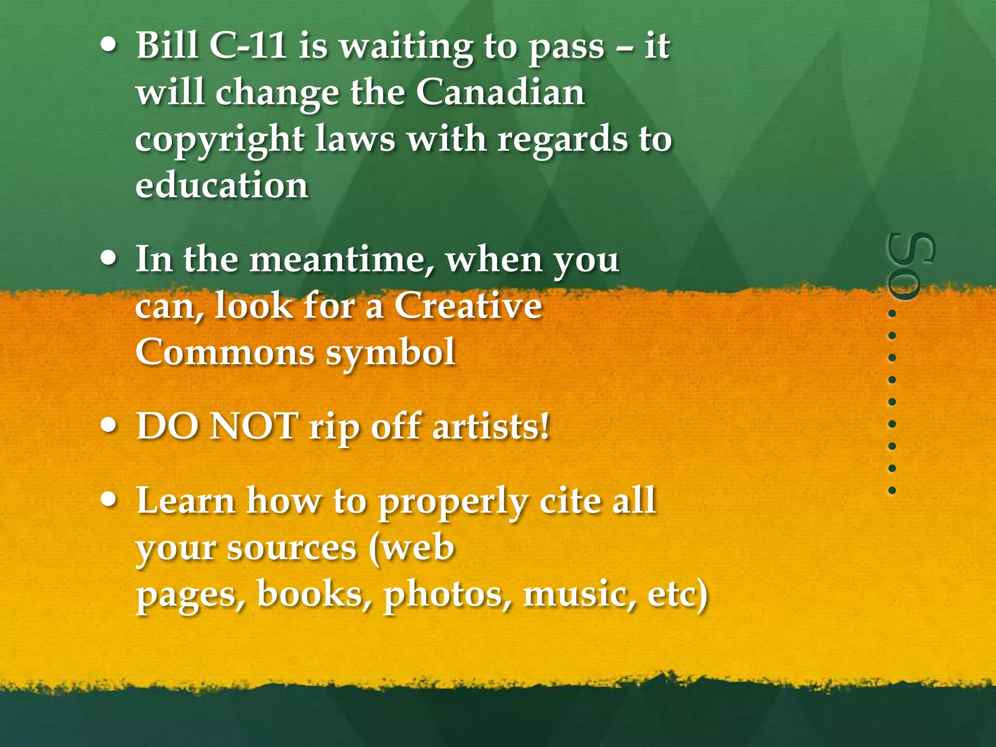 IP, Copyright and Creative Commons | PPTX