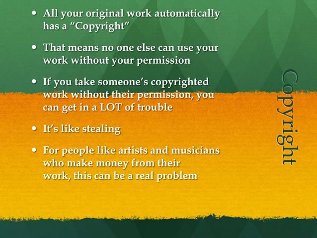 IP, Copyright and Creative Commons | PPT