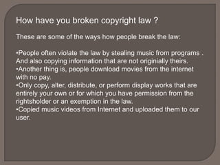 Copyright | PPTX | Law