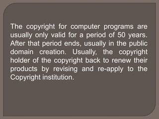 Copyright | PPTX | Law