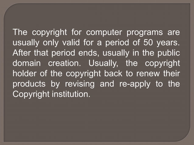 Copyright | PPTX | Law