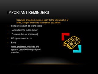 Copyright/Fair Use Act | PPTX