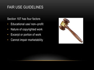Copyright/Fair Use Act | PPTX