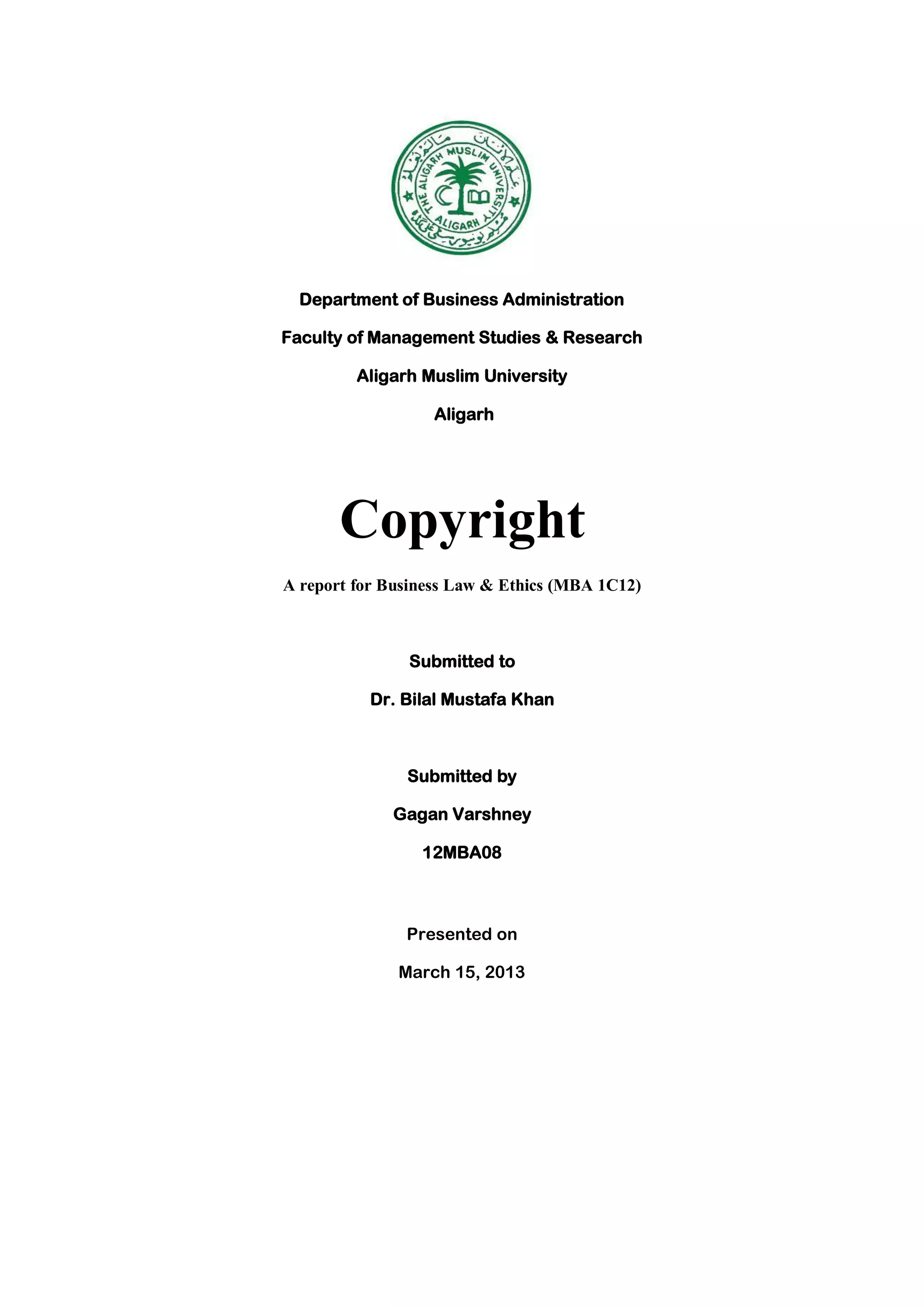 Copyright | PDF