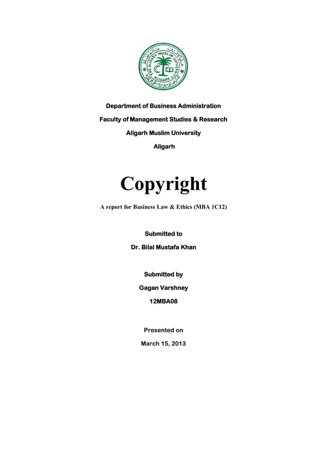 Copyright | PDF | Free Download