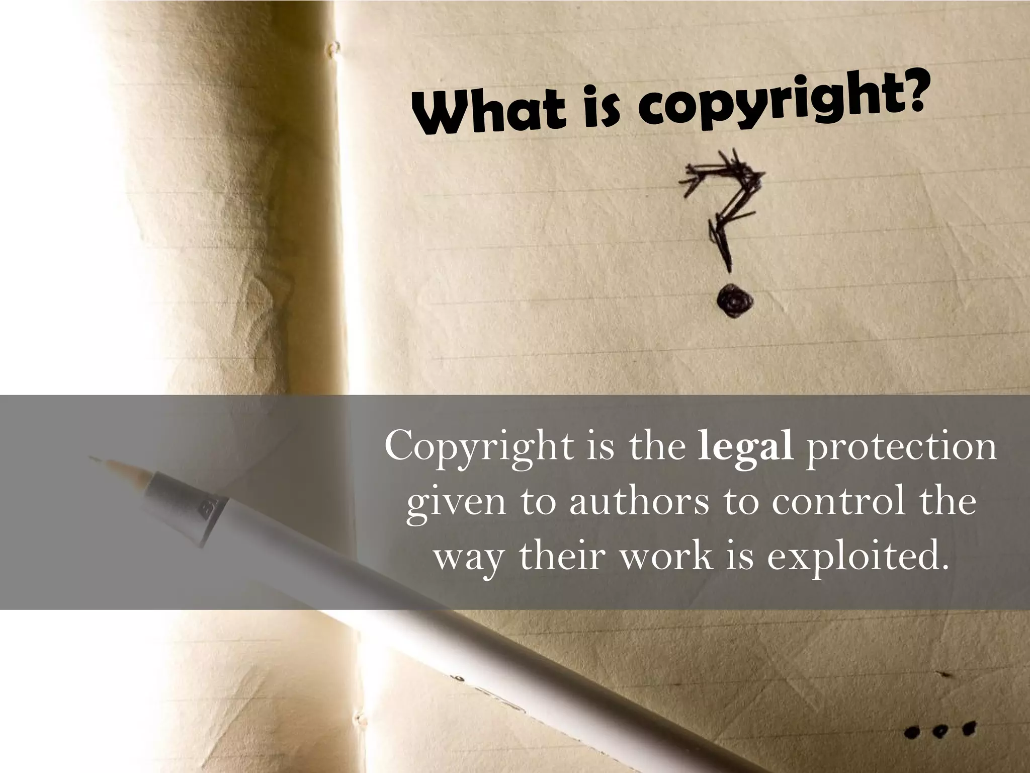 A brief introduction to Copyright | PPT