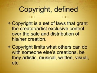 Copyright | PPTX | Homework and Study | Education
