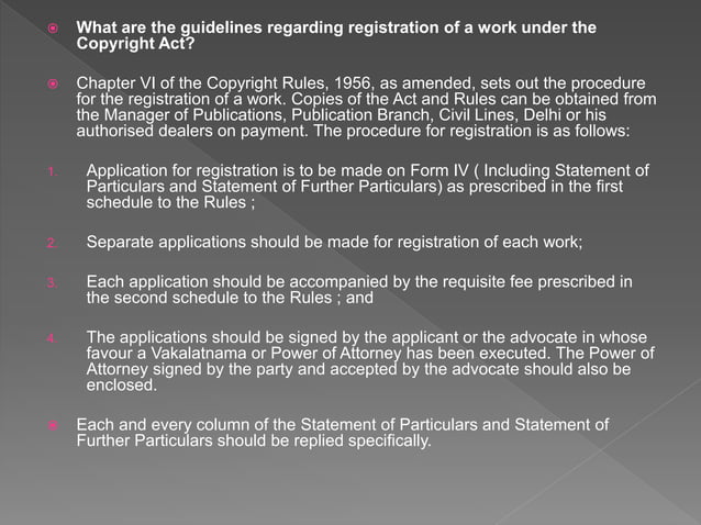 Copyright Laws In India | PPTX