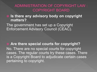 Copyright Laws In India | PPTX