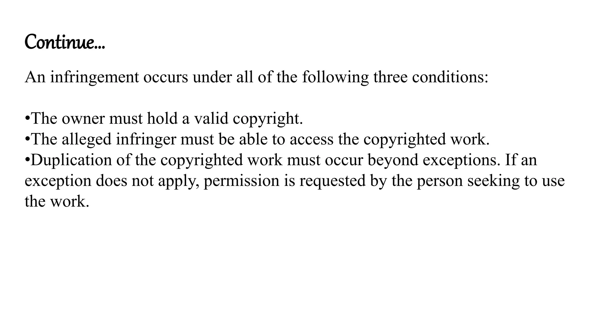 Copyright (MBA Project) | PPTX | Law