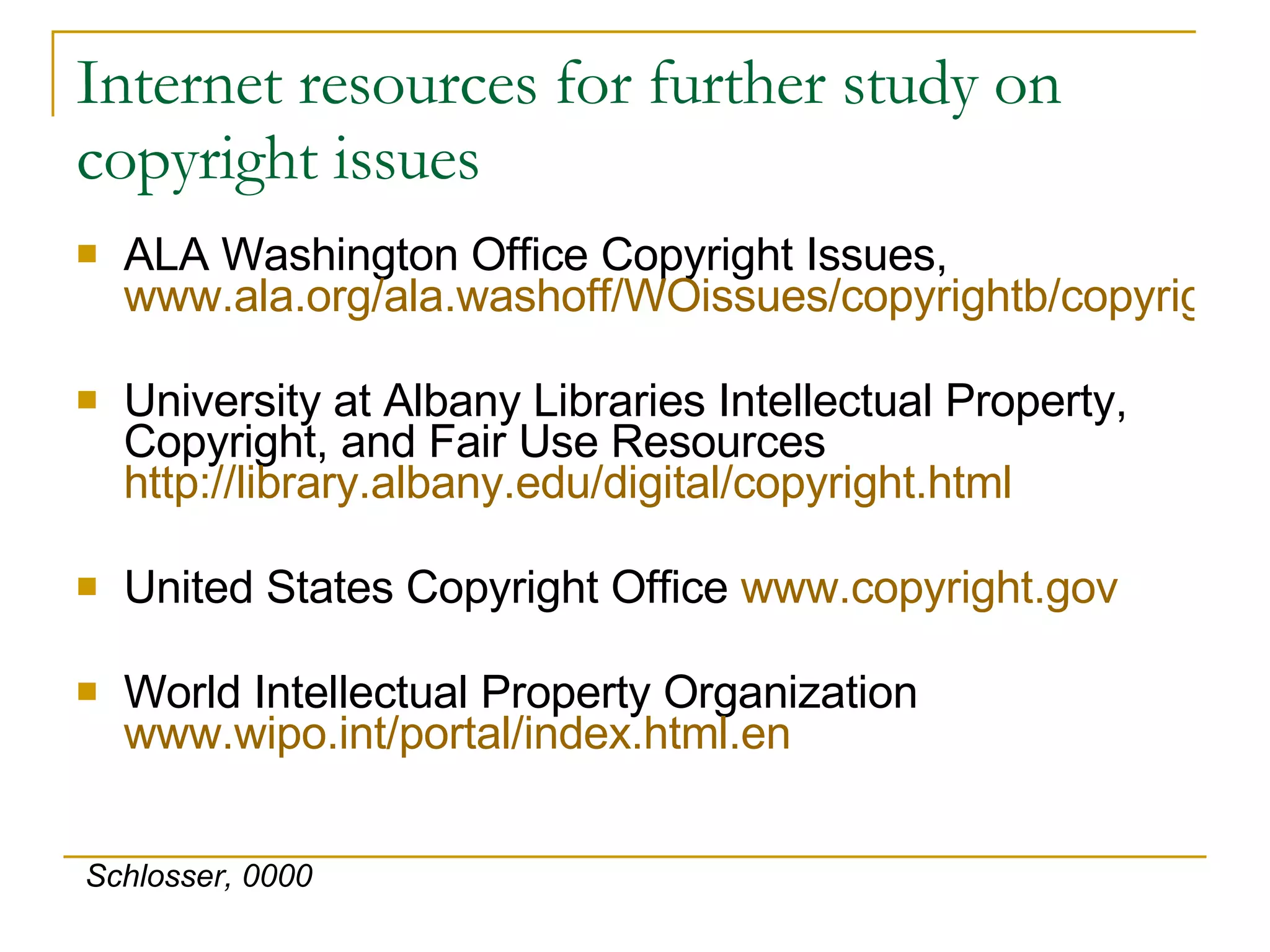 Copyright And The Internet | PPT