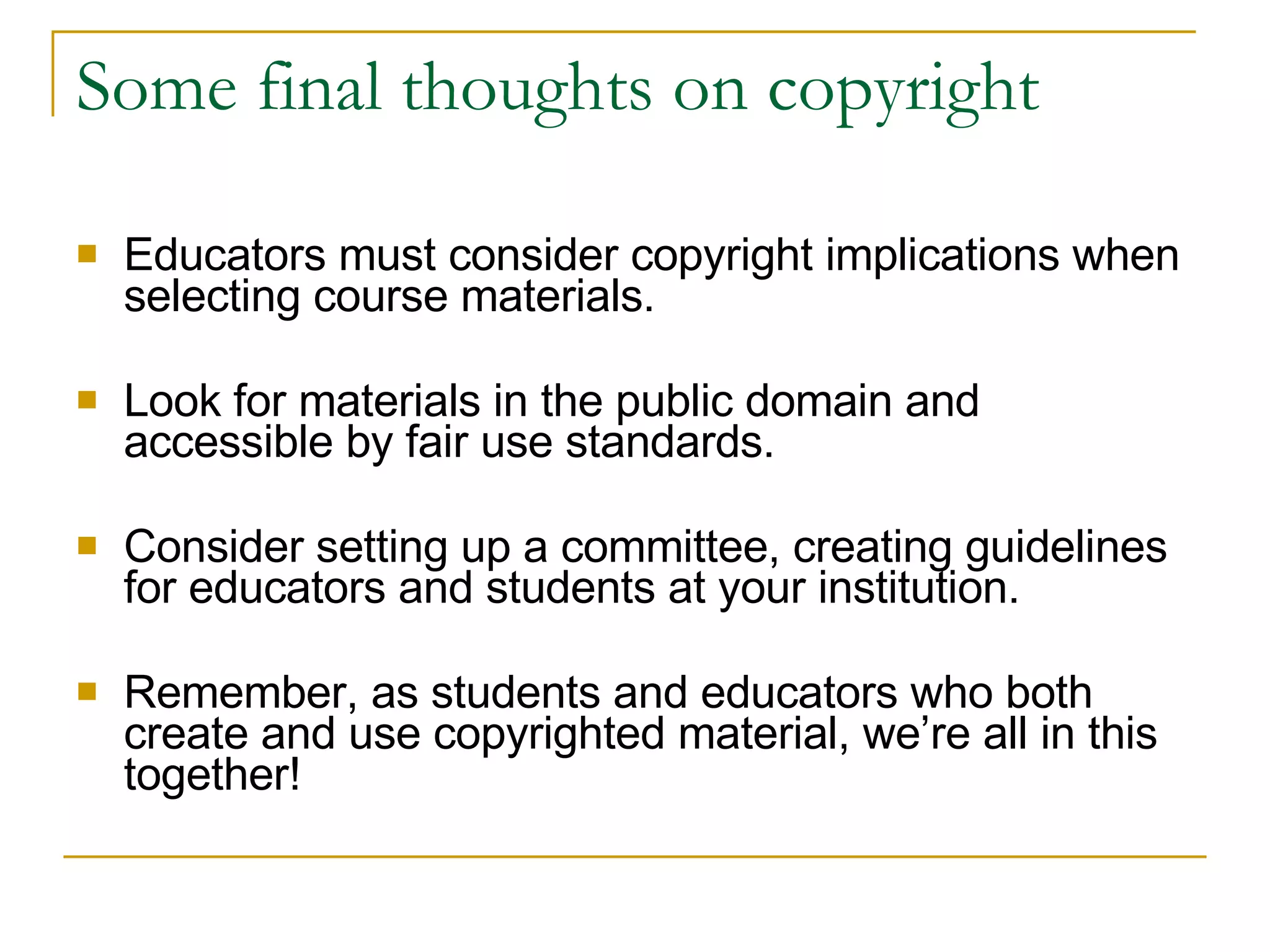 Copyright And The Internet | PPT