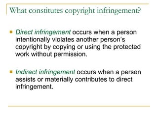 Copyright And The Internet | PPT