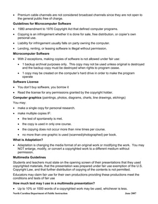 Copyright Basics Teacher | PDF