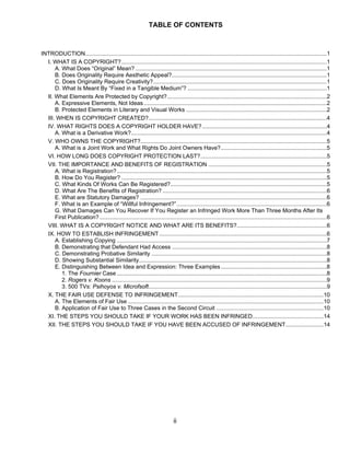 Copyright Basics Outline | PDF