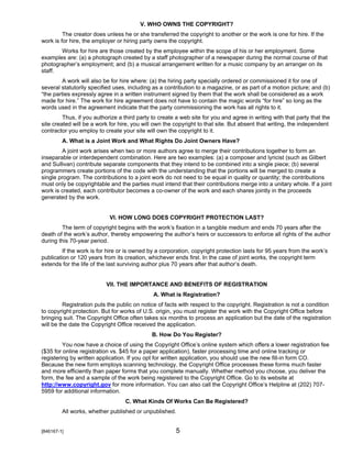 Copyright Basics Outline | PDF