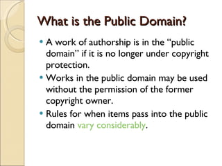 Copyright, Fair Use, And Creative Commons | PPT