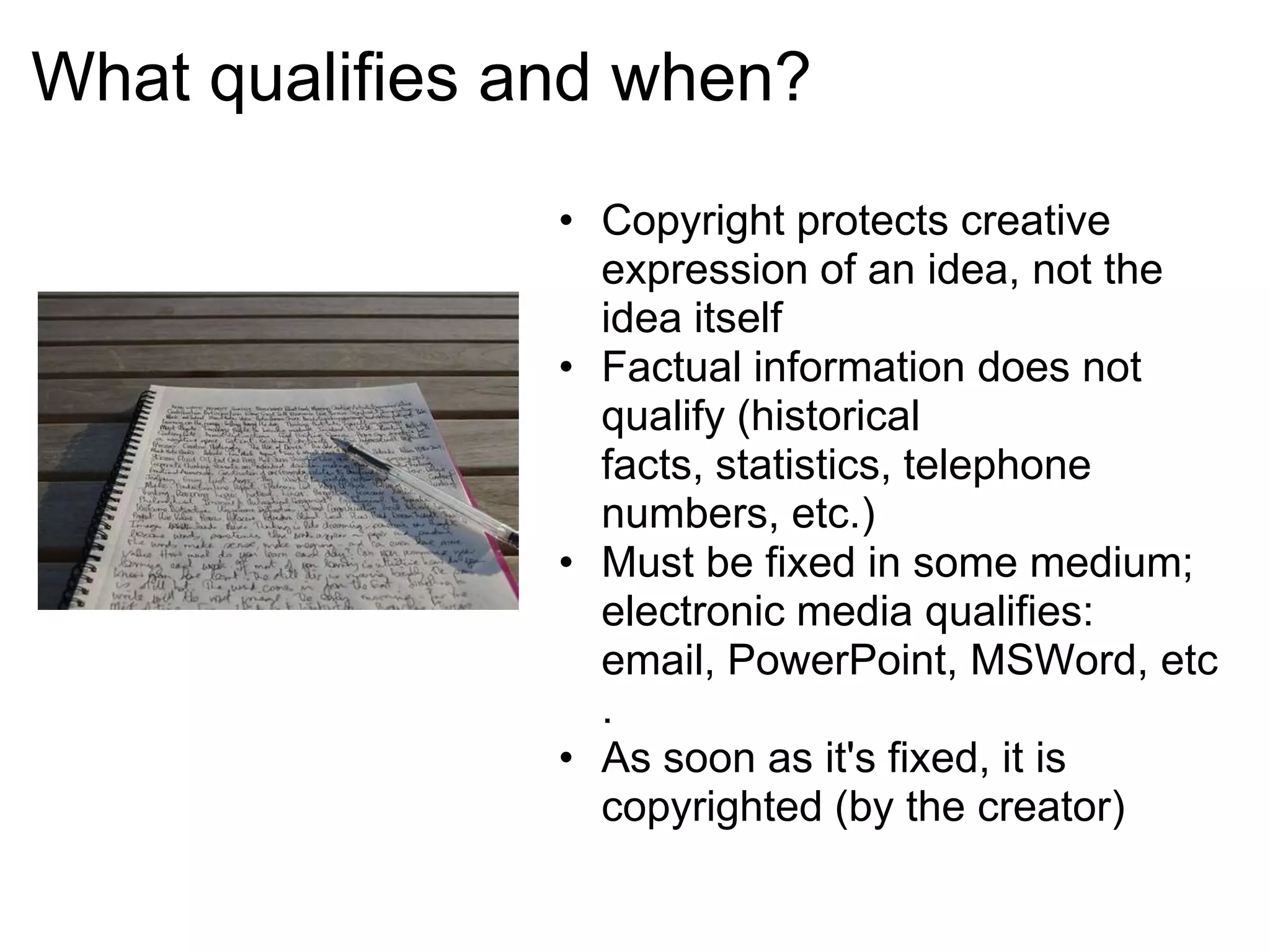A Quick Introduction to Copyright | PPTX