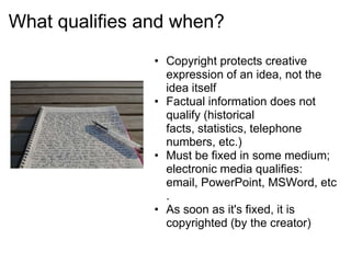 A Quick Introduction to Copyright | PPTX