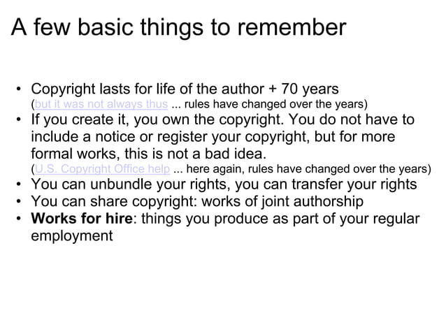 A Quick Introduction to Copyright | PPTX