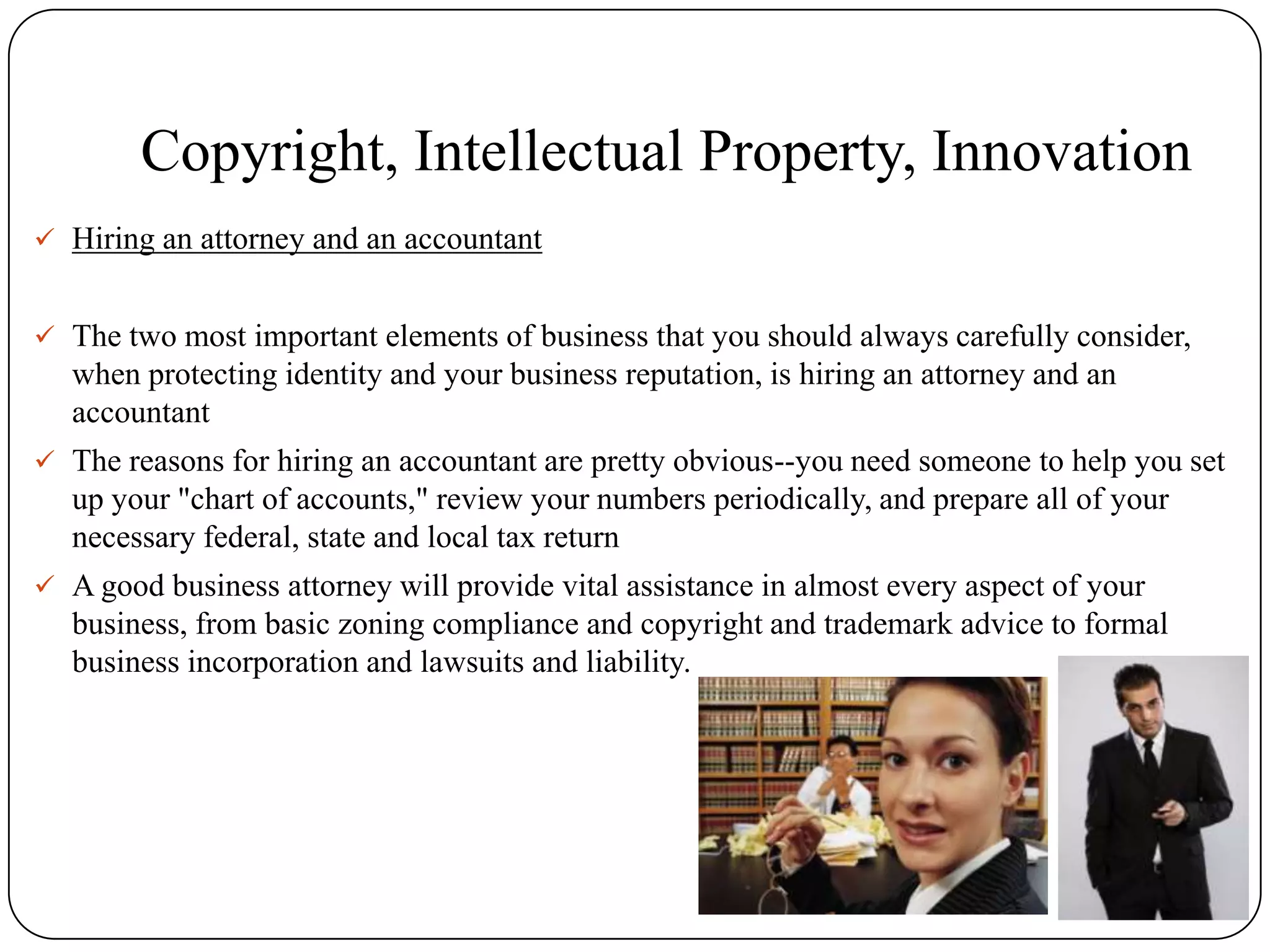 Copyright, Intellectual Property, Innovation | PPT | Free Download