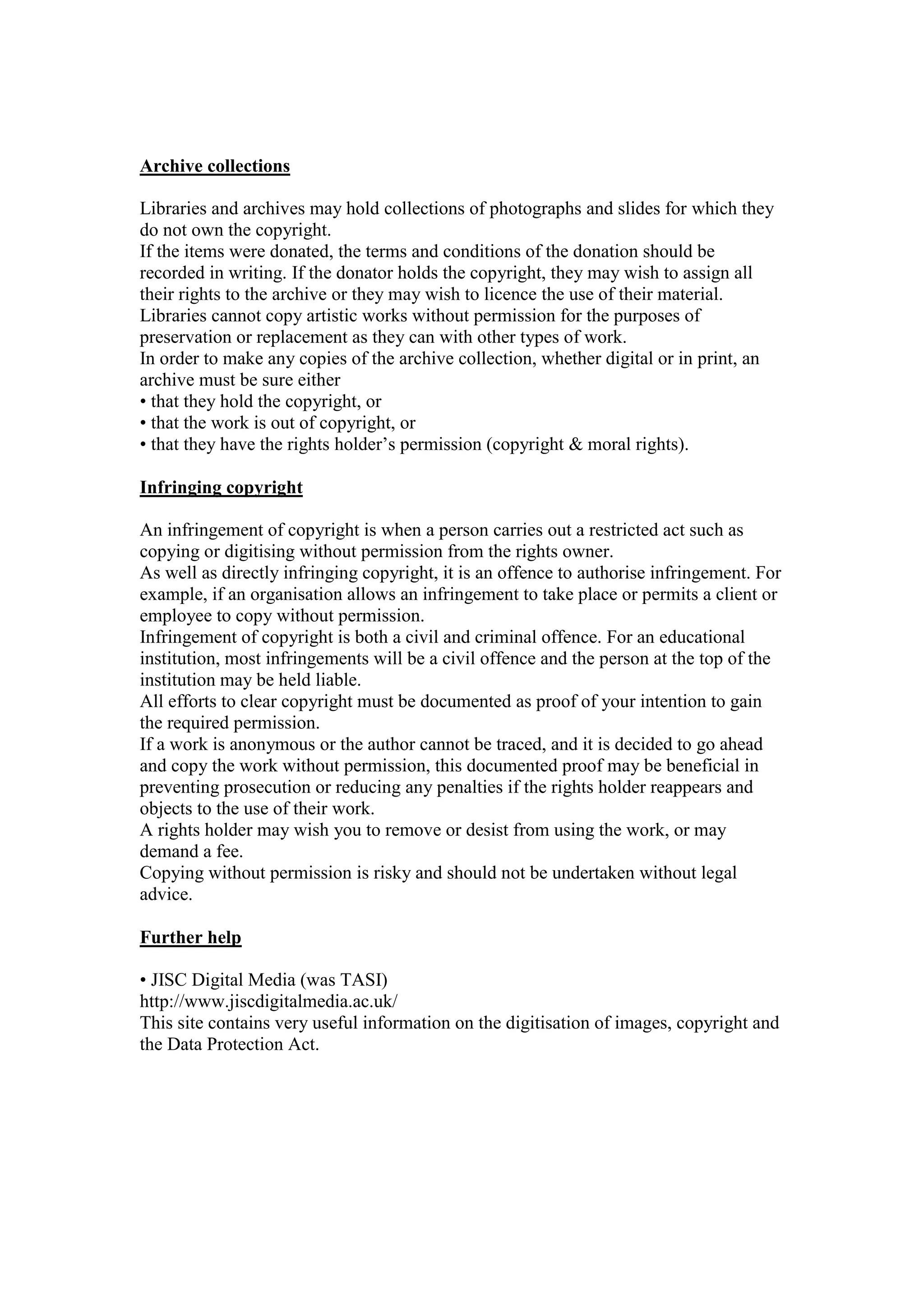 Copyright for photographs guide | PDF