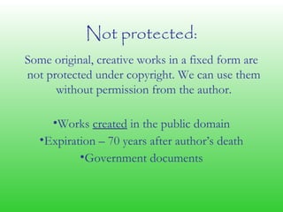 Copyright Presentation | PPT